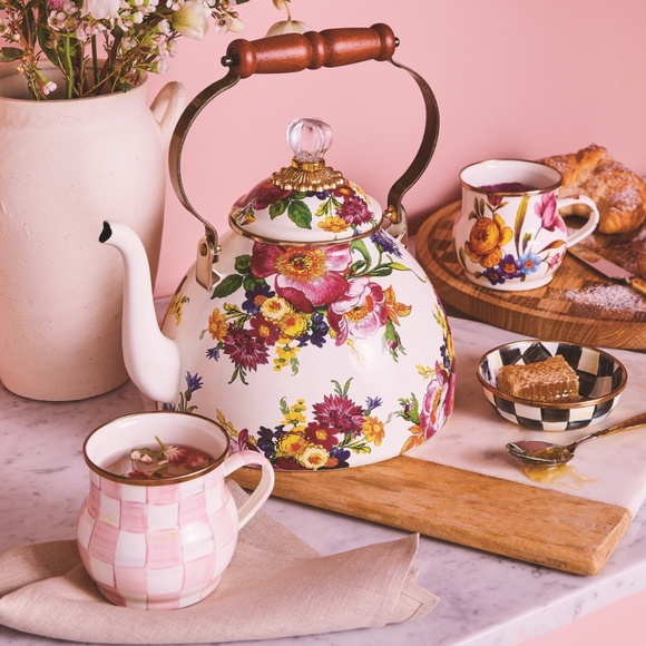 MacKenzie-Childs | Kitchen | Mackenzie Childs Flower Market Enamel 3 Qt ...